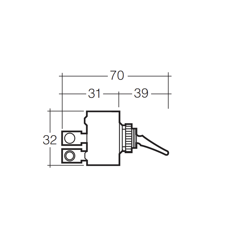 ELECTRICAL SWITCHES ON/OFF TOGGLE SWITCH