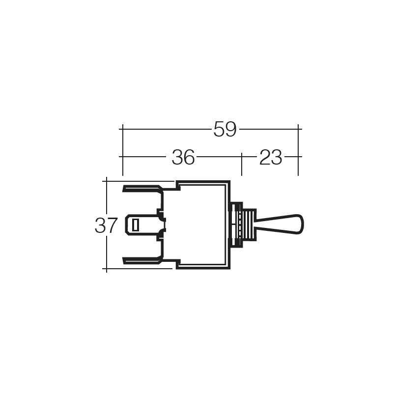 ELECTRICAL SWITCHES ON/OFF TOGGLE SWITCH