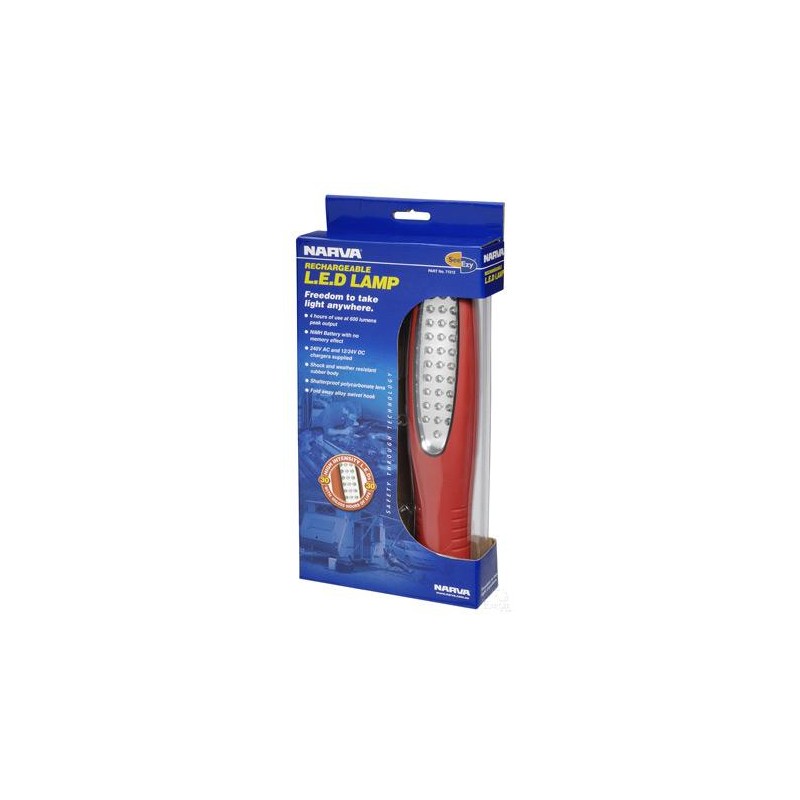 LIGHTING NARVA LED HANDHELD SPOT LIGHT SEE EZY RECHARGEABLE