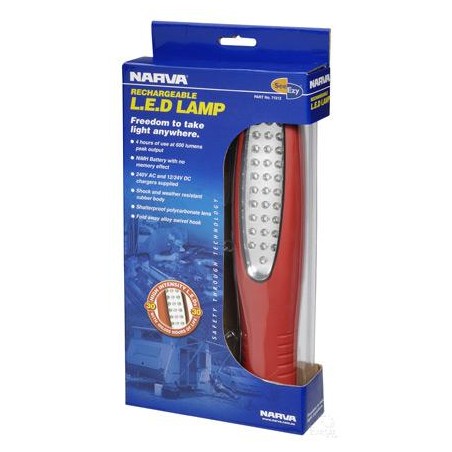 LIGHTING NARVA LED HANDHELD SPOT LIGHT SEE EZY RECHARGEABLE