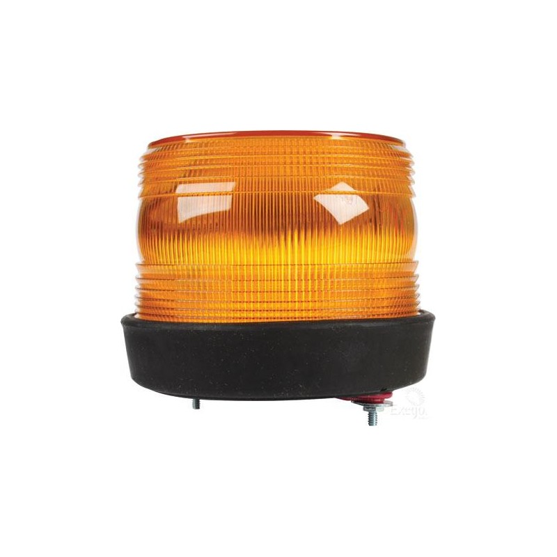 LIGHTING COMMERCIAL & CONSTRUCTION STROBE AMBER 12-48 VOLTS FLANGE MOUNT
