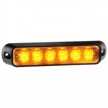 LIGHTING LED STROBE AMBER SURFACE MOUNT 11-30 VOLT