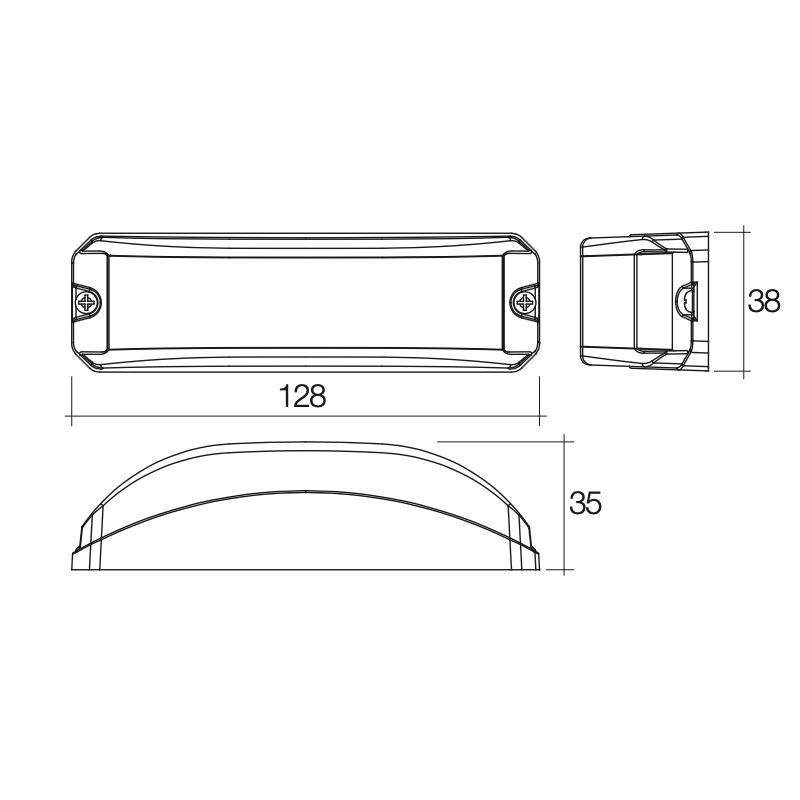 LIGHTING WIDE ANGLE 12 X 1WATT LED MULTIPLE SURFACE STROBE AMBER FLASH ...