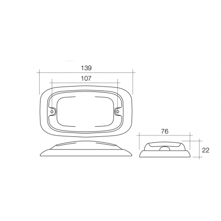 LIGHTING 8 X 1WATT 16 FLASH PATTERN LED MULTIPLE SURFACE STROBE AMBER ...