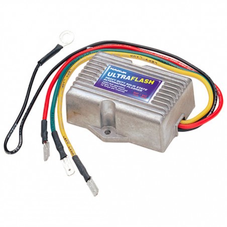 ELECTRICAL ALTERNATING SOLID STATE ELECTRONIC FLASHER 12-24 VOLTS