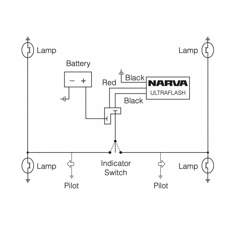 ELECTRICAL AUDIBLE SIGNAL SOLID STATE ELECTRONIC FLASHER 12-24 VOLTS