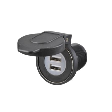 ACCESSORY SOCKETS DUAL USB SOCKET W/COVER