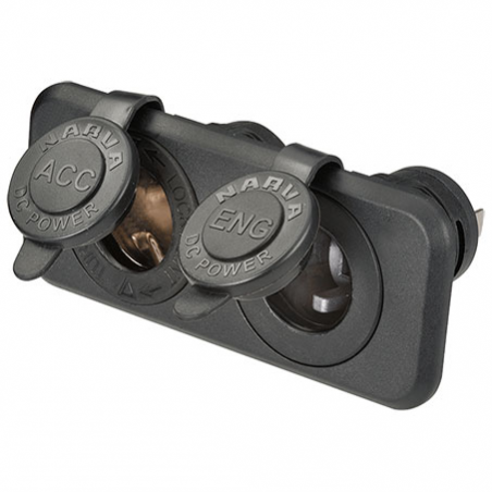 CIGARETTE PLUG & SOCKETS ACCESSORY HEAVY DUTY TWIN ENGEL TYPE SOCKETS ...