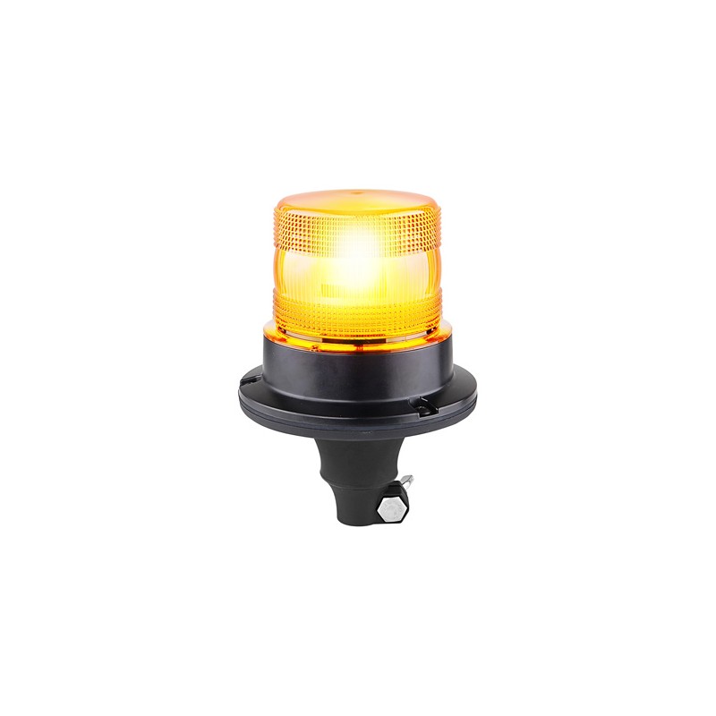 LED AUTOLAMP AMBER STROBE DIN MOUNT FLEXIBLE RUBBER