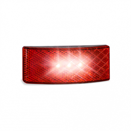 LIGHT LED AUTOLAMPS RED LED REAR MARKER WITH REFLECTOR