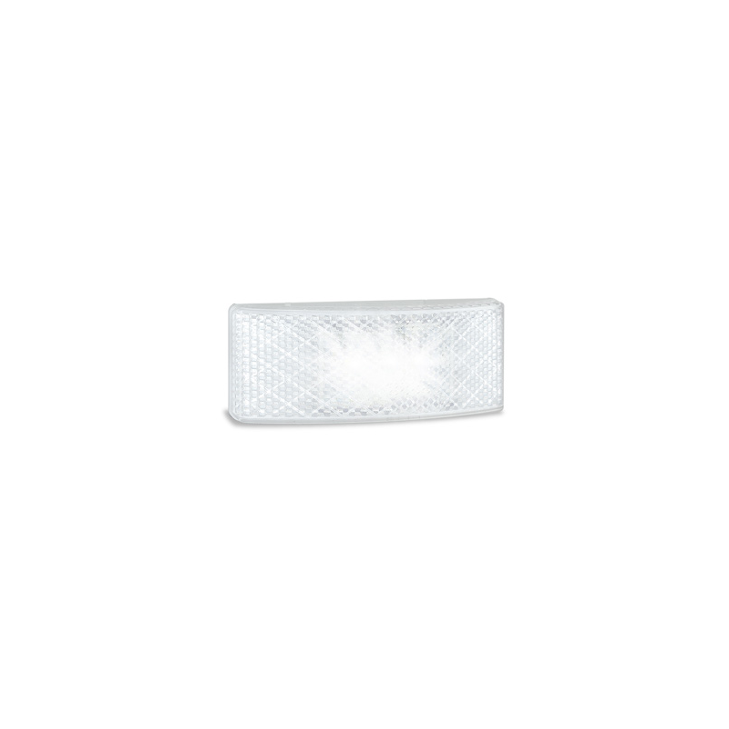 LIGHT LED AUTOLAMPS FRONT MARKER LED WHITE WITH REFLECTOR 12-24V PERM MNT