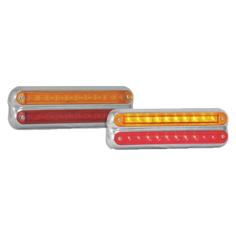 COMBINATION/TAIL LIGHT LED AUTOLAMPS STOP/TAIL STRIP LAMP AND INDICATO