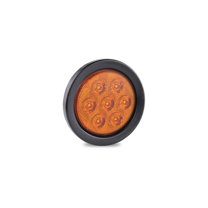 LIGHT LED AUTOLAMPS LED REAR INDICATOR LIGHT ROUND WITH GROMMET / PLUG ...