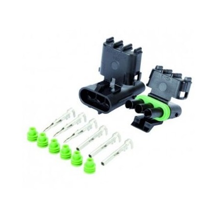 WEATHER PACK CONNECTOR CABLE & CONNECTORS KIT 3 WAY
