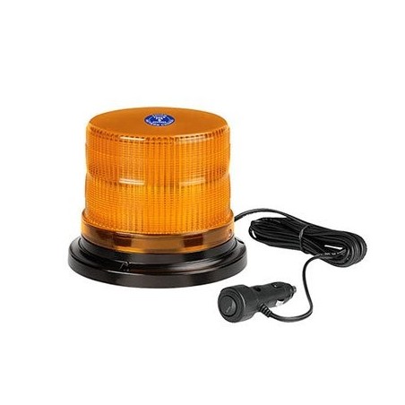 LIGHTING LED BEACON AMBER 12 OR 24 VOLT MAGNETIC MOUNT