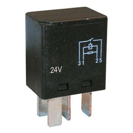 ELECTRICAL MICRO RELAY 24 VOLT 15 AMP RESISTOR PROTECTED