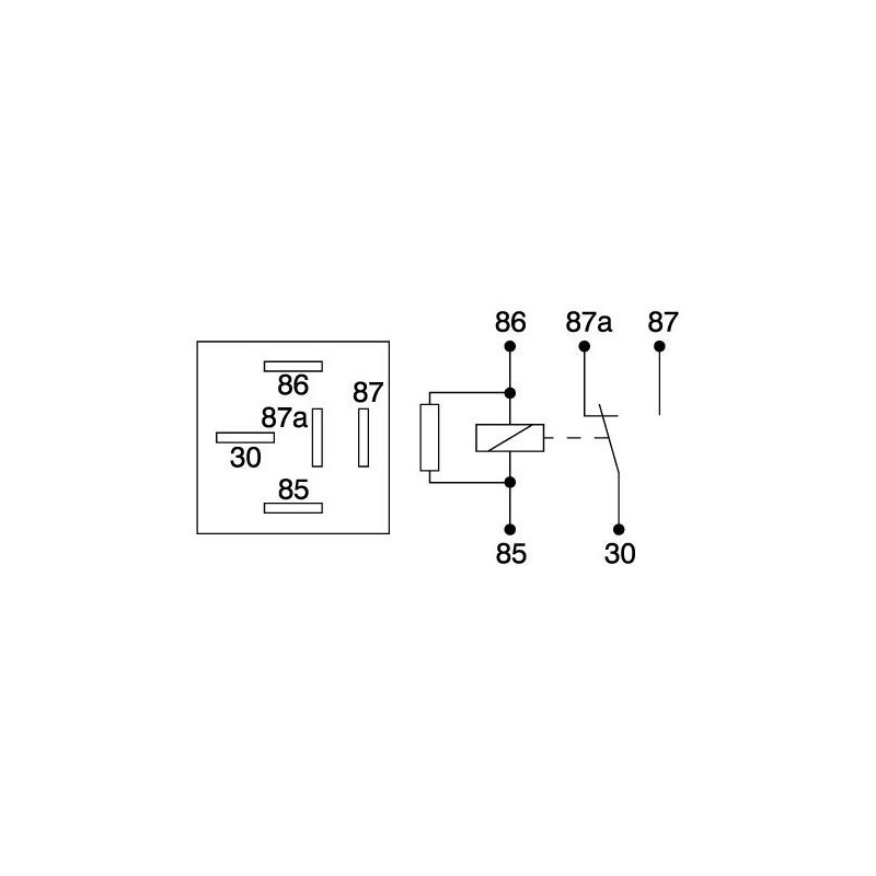 ELECTRICAL CHANGE OVER MINI RELAY 24 VOLT 30/40 AMP 5-PIN