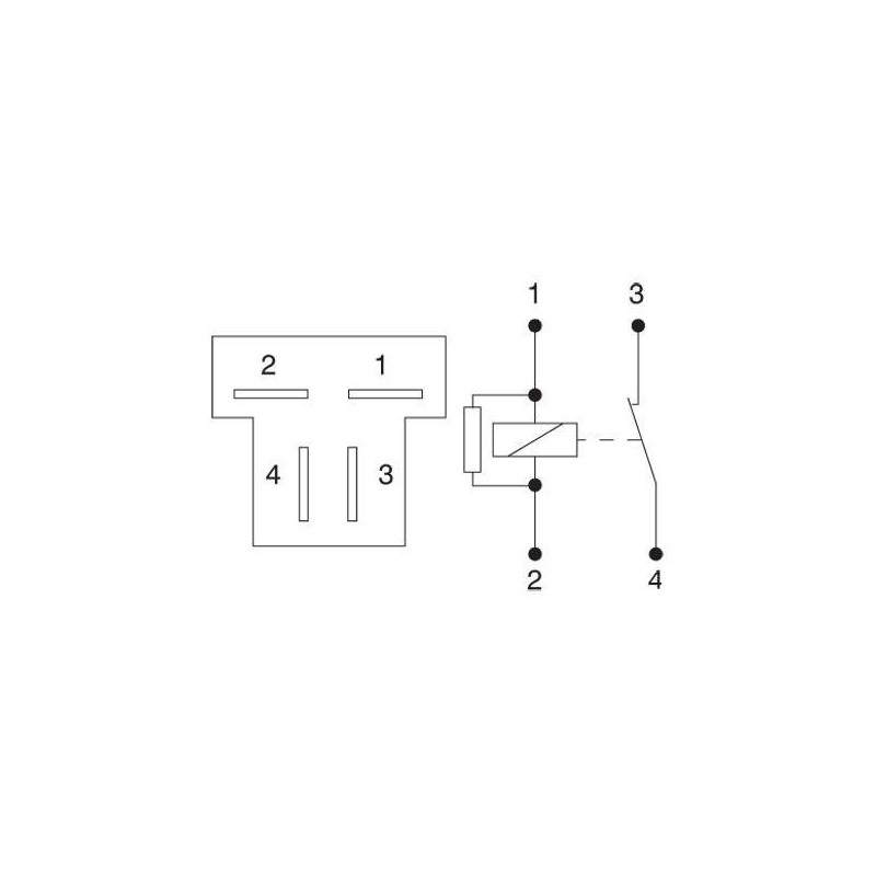 ELECTRICAL MINI RELAY ROUND 24 VOLT 11 AMP 4-PIN