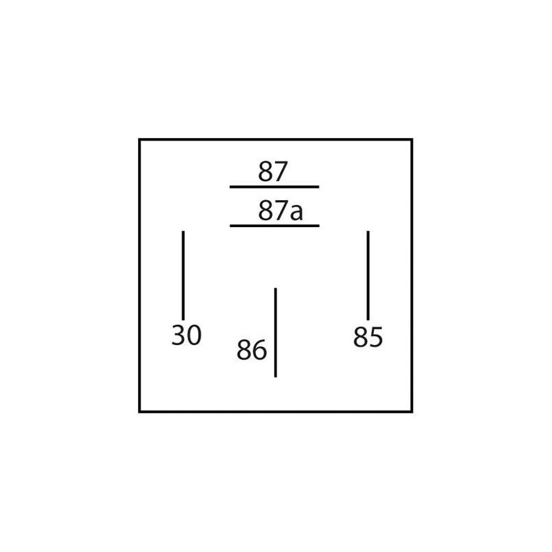 ELECTRICAL CHANGE OVER RELAY 12 VOLT 30/40 AMP 30 & 86 TERMINALS