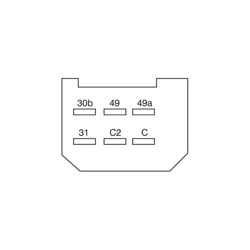ELECTRICAL FLASHER RELAY 24 VOLT 6-PIN