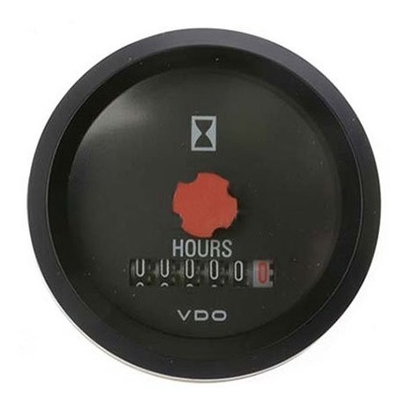 ELECTRICAL GAUGES HOUR METER ROUND 52MM ANALOGUE 12 VOLT