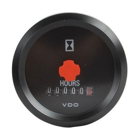 ELECTRICAL GAUGES HOUR METER ROUND 52MM ANALOGUE 24 VOLT