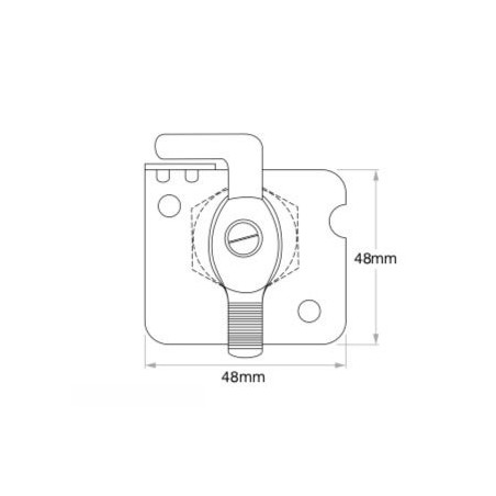 ELECTRICAL SWITCHES BATTERY LOCK-OUT LEVER RED
