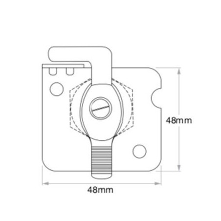 ELECTRICAL SWITCHES BATTERY ISOLATOR LOCK-OUT LEVER