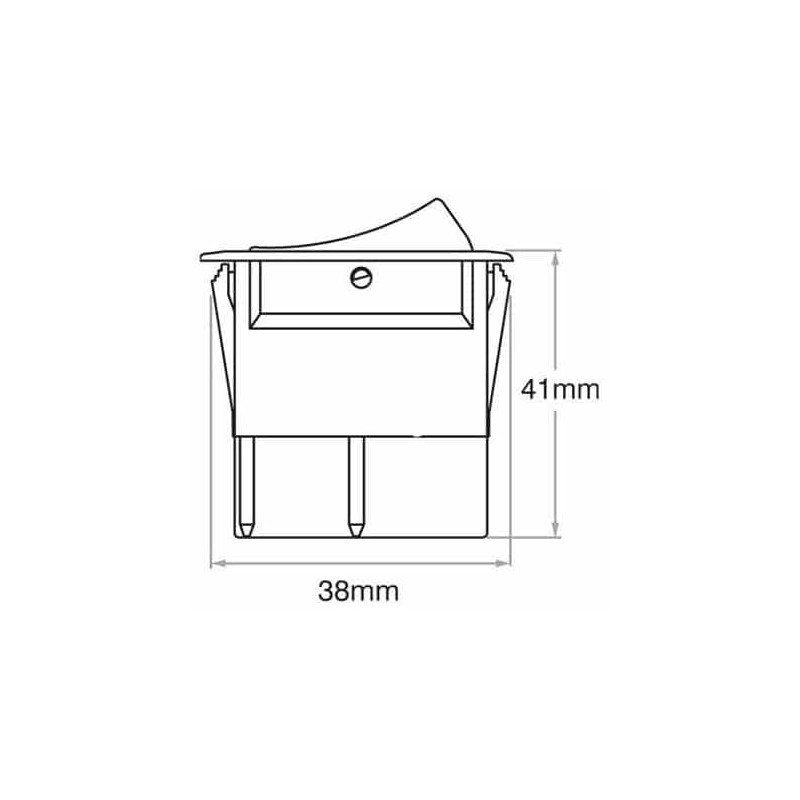 ELECTRICAL SWITCHES ROCKER ON-OFF 12 VOLT RED ILLUMINATED ELECTRICAL 20 ...