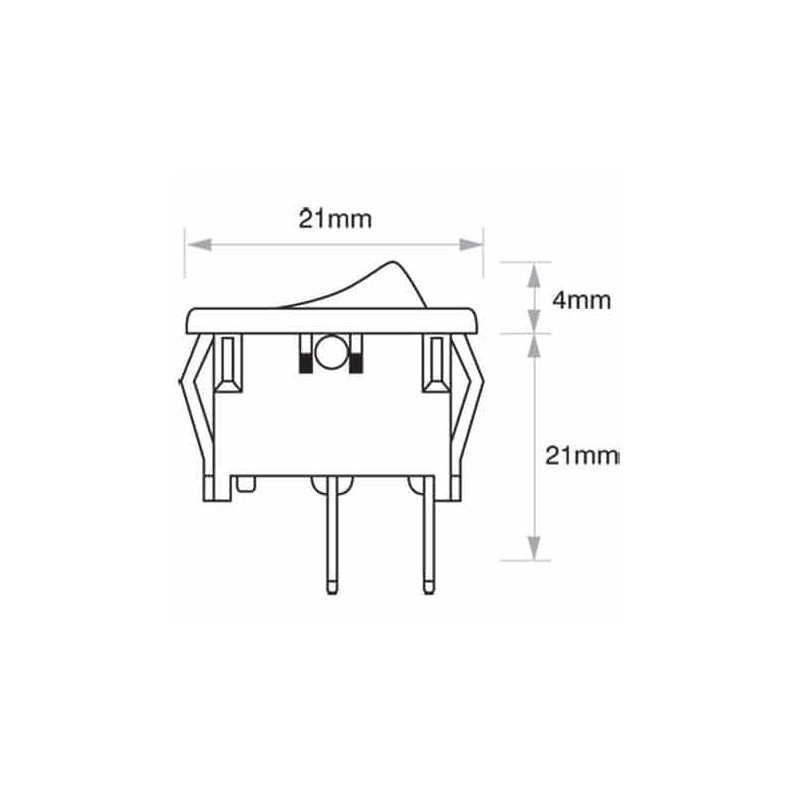 ELECTRICAL SWITCHES ROCKER ON-OFF 12 VOLT 20 AMP RATING