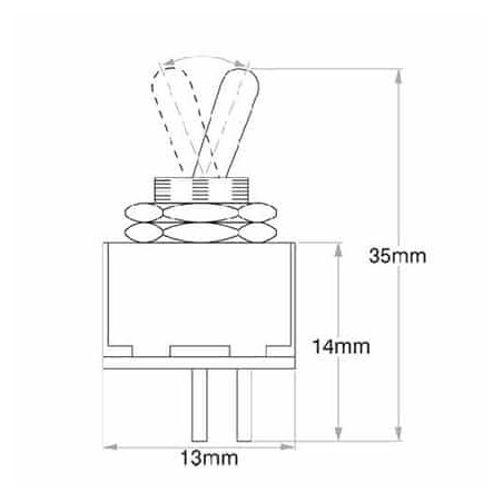 ELECTRICAL SWITCHES TOGGLE SWITCH ON / OFF MICRO 20AMP
