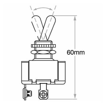 ELECTRICAL SWITCHES TOGGLE SWITCH ON / OFF SCREW TERMINAL