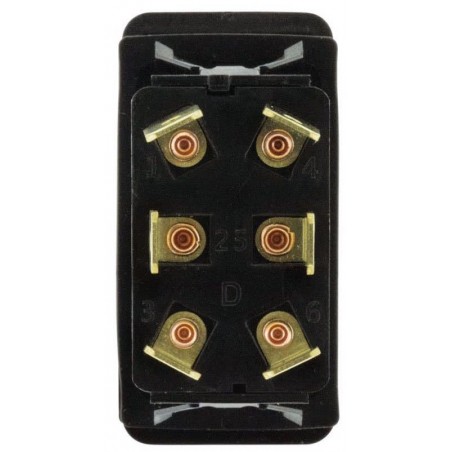 ELECTRICAL SWITCH ROCKER ON - OFF - ON 12/24 VOLT ELECTRICAL 20 AMP ...