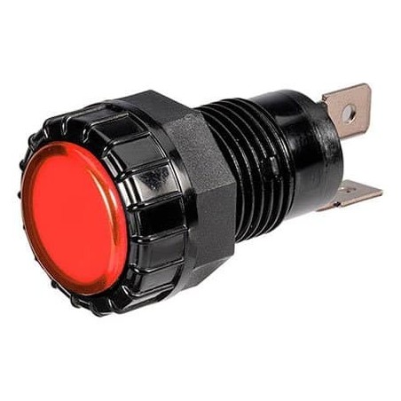 LIGHTING PILOT LIGHT LED RED 24 VOLT BLADE TERMINALS