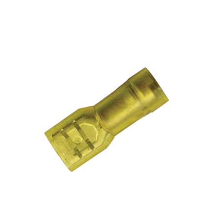 CRIMP TERMINALS YELLOW FEMALE BLADE TERMINALS