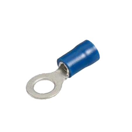 CRIMP TERMINAL BLUE RING TERMINALS 4.3MM
