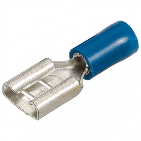 CRIMP TERMINAL BLUE FEMALE BLADE TERMINALS
