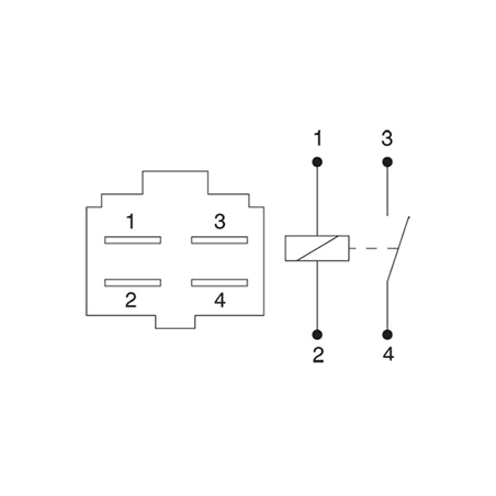 ELECTRICAL MINI RELAY 12 VOLTS 20 AMP JAPANESE CONFIGURATION
