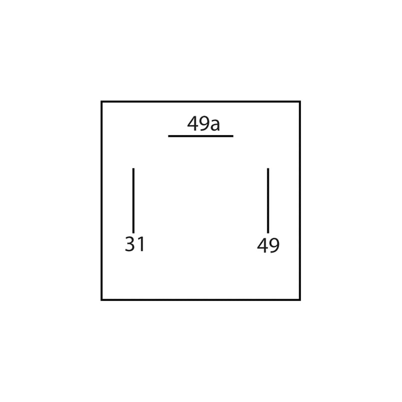 ELECTRICAL FLASHER RELAY 12 VOLT 3-PIN LED