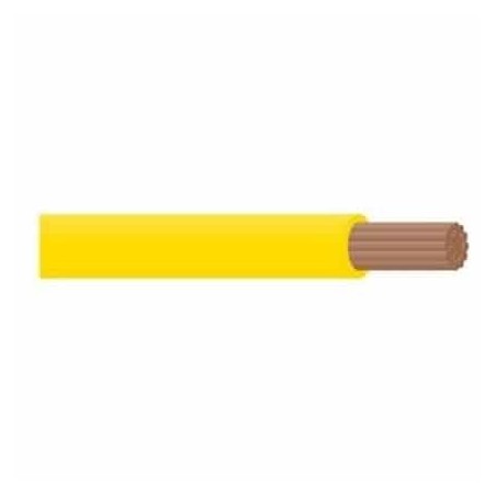 WIRE 4MM SINGLE CORE CABLE YELLOW 30M