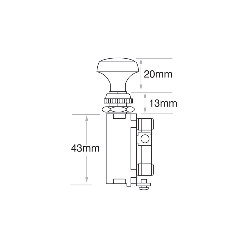 ELECTRICAL SWITCHES ON/OFF PUSH-PULL HEADLAMP SWITCH