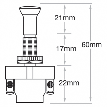 ELECTRICAL SWITCHES ON/OFF PUSH-PULL SWITCH