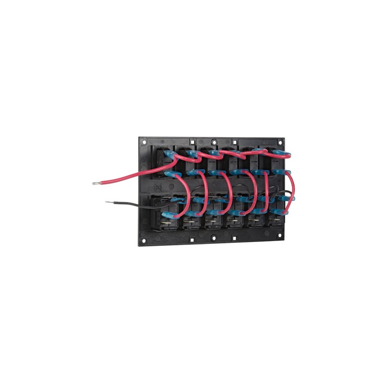 ELECTRICAL SWITCHES 8-WAY LED PANEL WITH FUSE PROTECTION